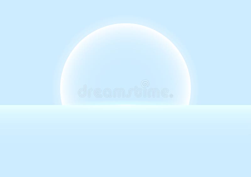 Light Blue Round Abstract Background Stock Vector - Illustration of ...