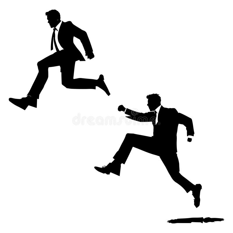 Mafia Silhouette Vector Detective Silhouette Vector Isolated On White Background Stock