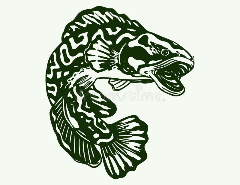 Snakehead Vector Stock Illustrations – 145 Snakehead Vector Stock ...