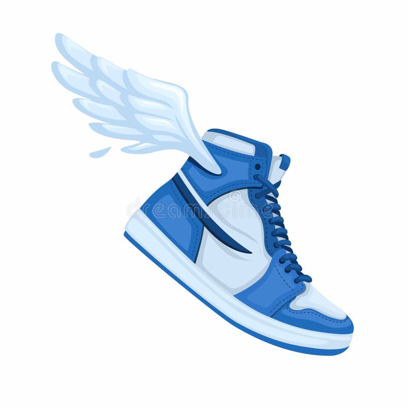 Winged Shoe Clip Art