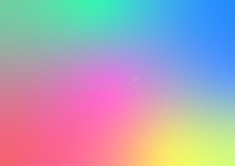 Pastel Rainbow Freeform Gradient Background Stock Vector - Illustration ...
