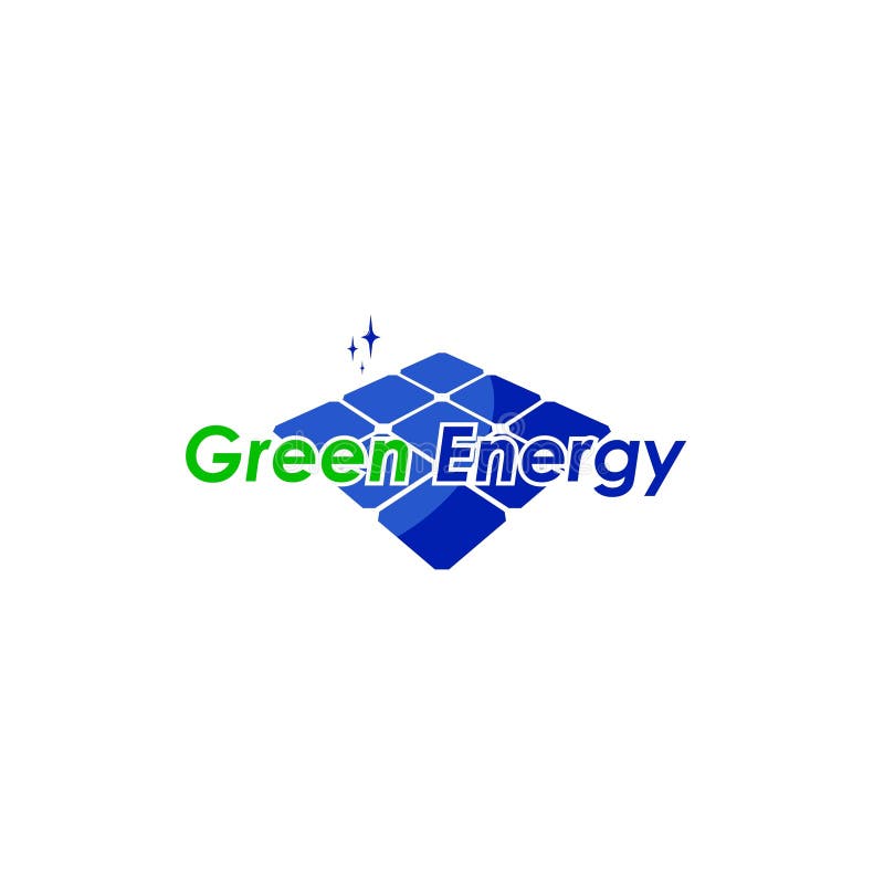 Solar Panel, Green Energy Logo Vector Graphics Stock Vector ...