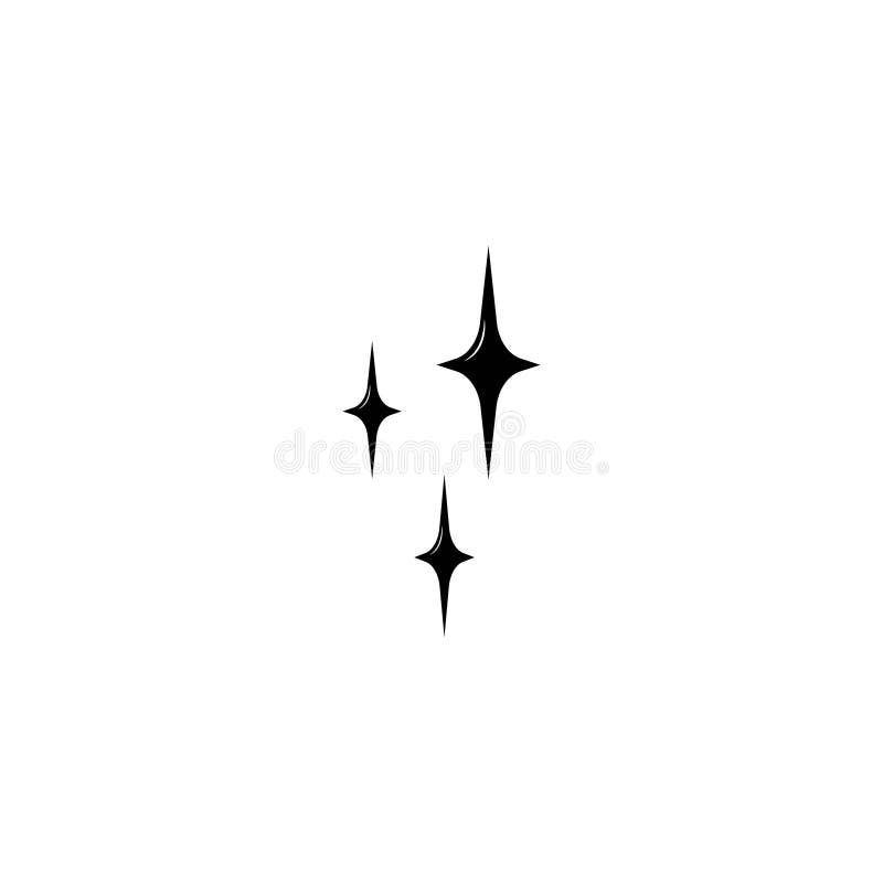 Twinkle Star Glittery Icon Vector Graphics Stock Vector - Illustration ...
