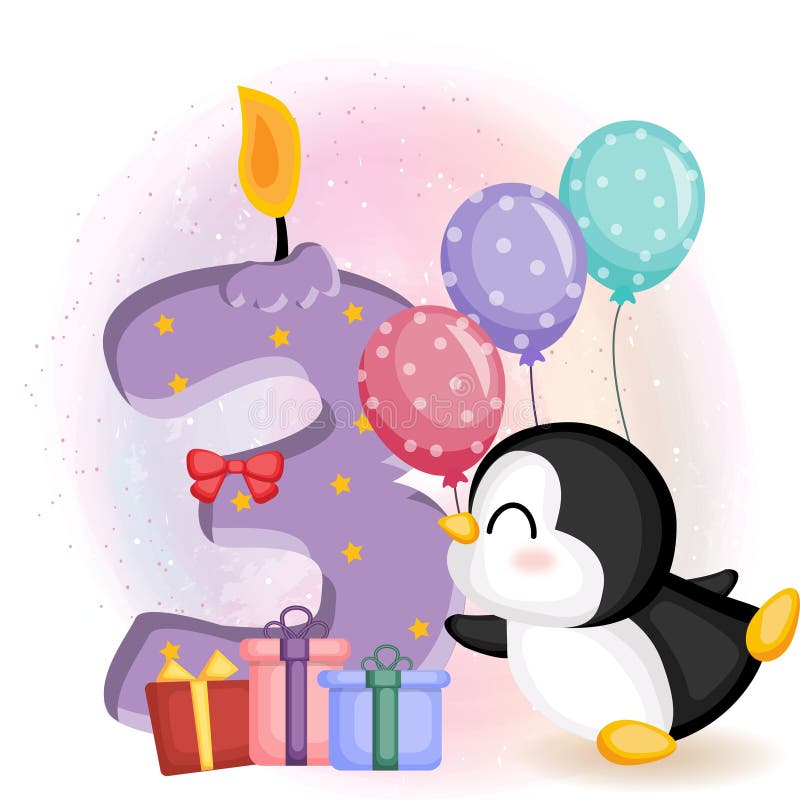 Birthday 3 Years Party Stock Illustrations – 664 Birthday 3 Years Party ...