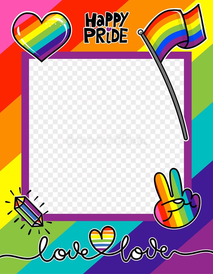 Lgbt Photo Booth Frame Stock Illustrations – 12 Lgbt Photo Booth Frame ...