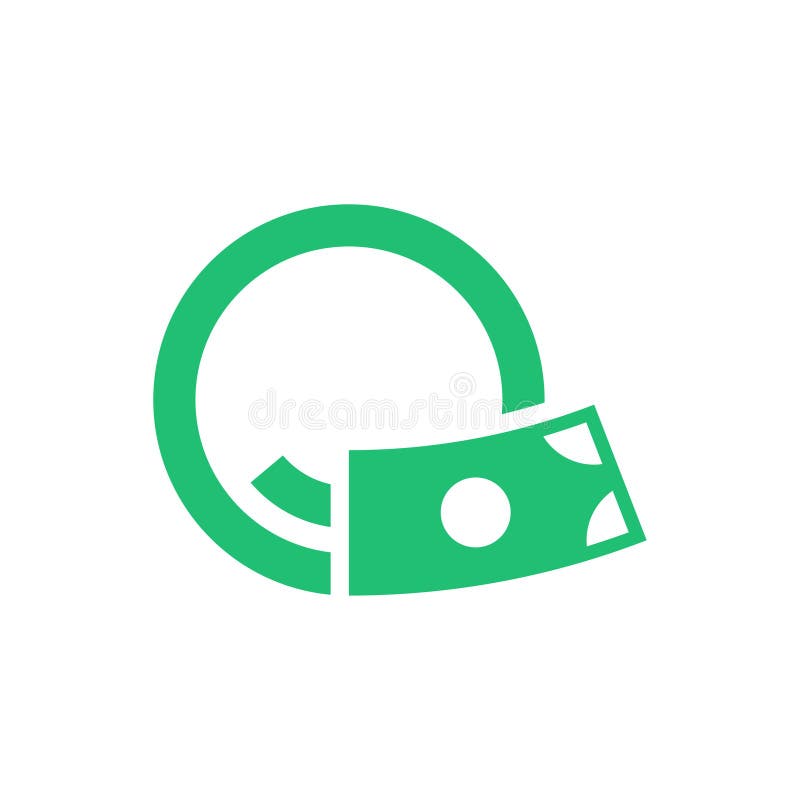 Dynamic money circle logo stock vector. Illustration of drawing - 280369765