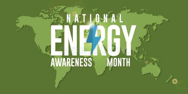 National Energy Awareness Month in October. Energy Security. Poster Web ...