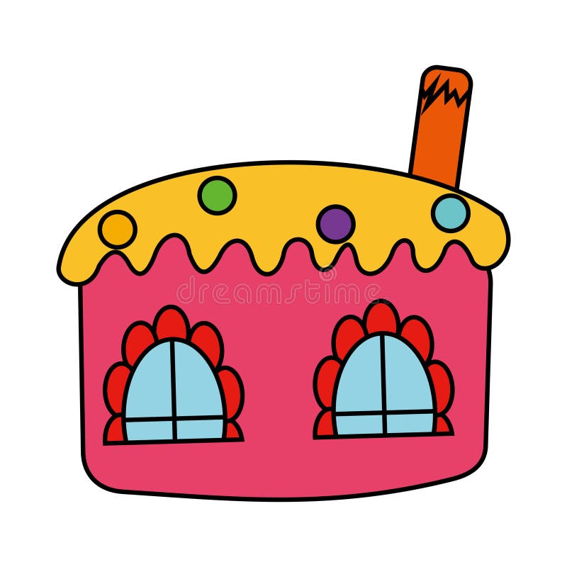 Pink Bakery Building Stock Illustrations – 154 Pink Bakery Building ...