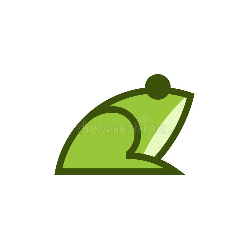 Simple Frog Logo stock illustration. Illustration of line - 281725610