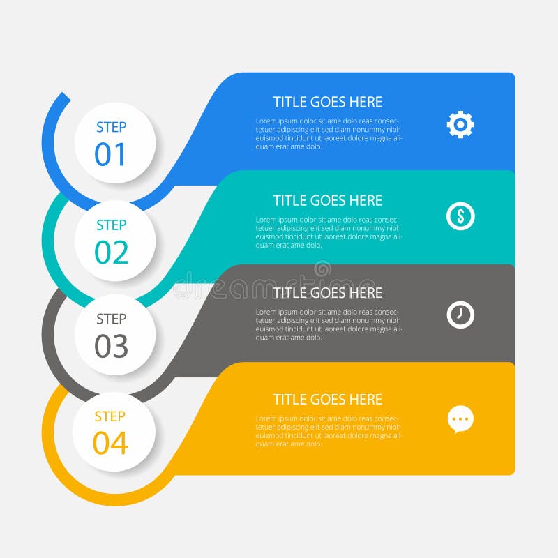 Timeline Infographics Vector Design and Marketing Icons for Workflow Diagram Web Design Steps or ...
