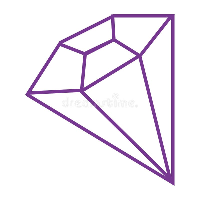 Diamond Crystal Isolated Icon Vector Illustration Designicon Vector ...