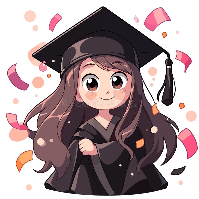 Graduated Female Student Stock Illustrations – 1,116 Graduated Female ...
