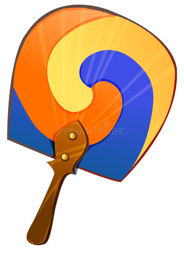 Apanese and Chinese Decorative Holding Hand Fan, Colorful Asian ...