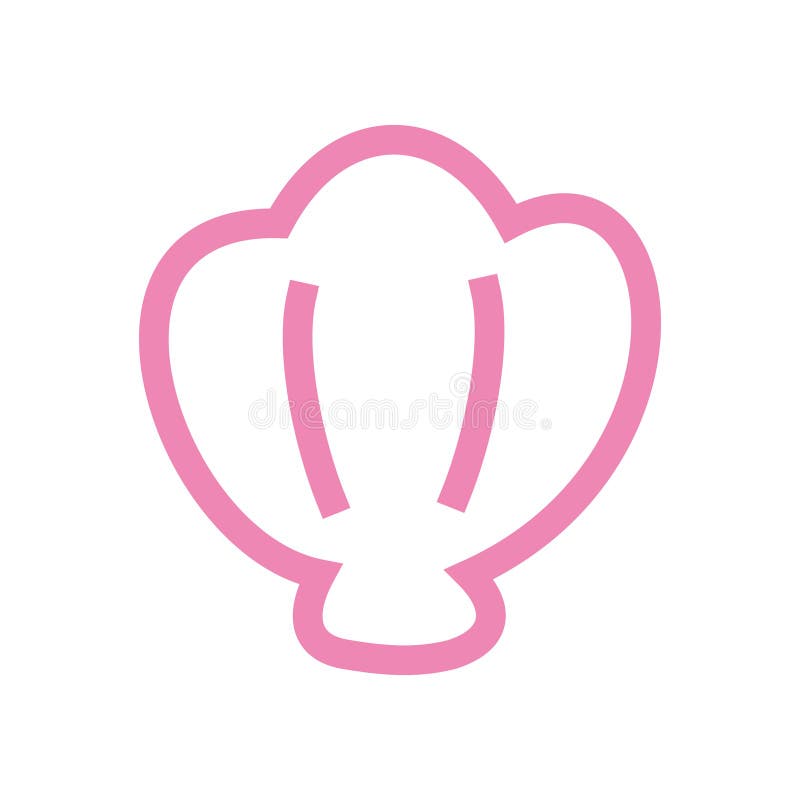 Cute Decorative Icon Illustration Design Graphic Flat Style Pink Color ...