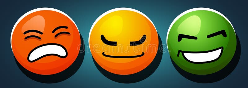 Smiley Face Likert Scale Stock Illustrations – 30 Smiley Face Likert ...