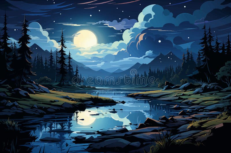 Azure Nocturne Stock Illustrations – 18 Azure Nocturne Stock ...