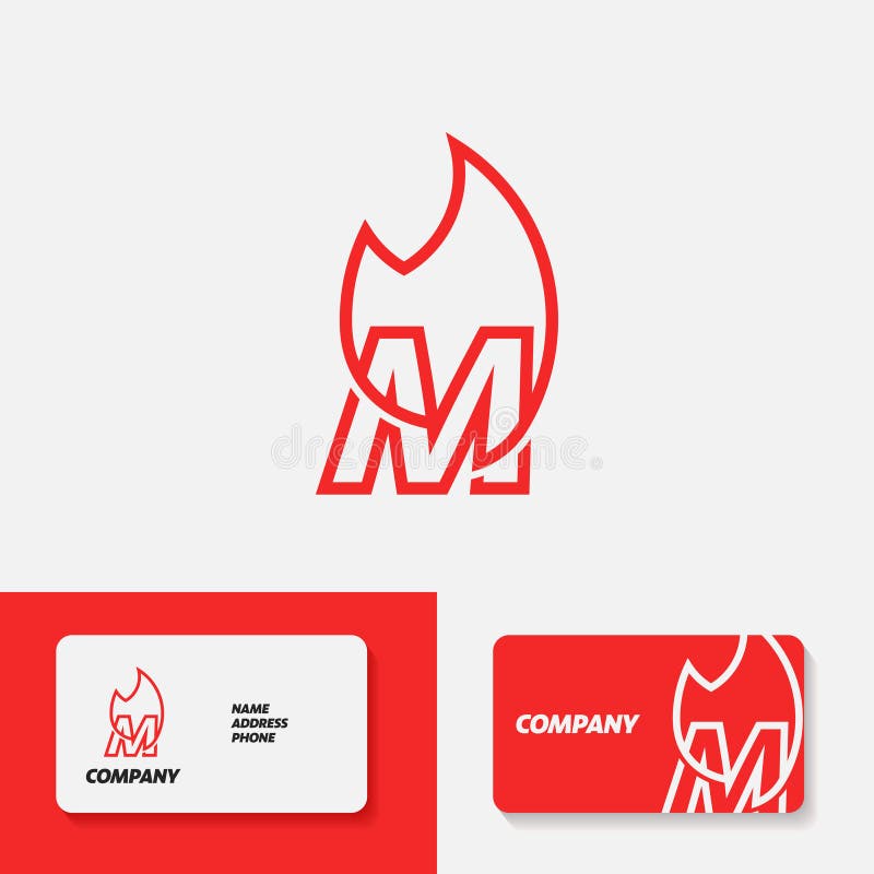 Letter M Fire Stock Illustrations – 481 Letter M Fire Stock ...