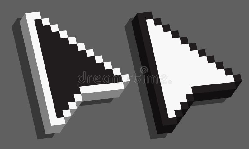 Pixel 3d Mouse Cursor Mouse Hand Cursor Computer Mouse Click Cursor