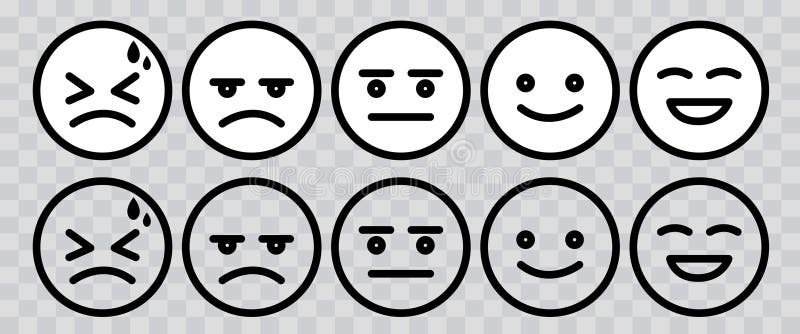 Smiley Face Likert Scale Stock Illustrations – 30 Smiley Face Likert ...