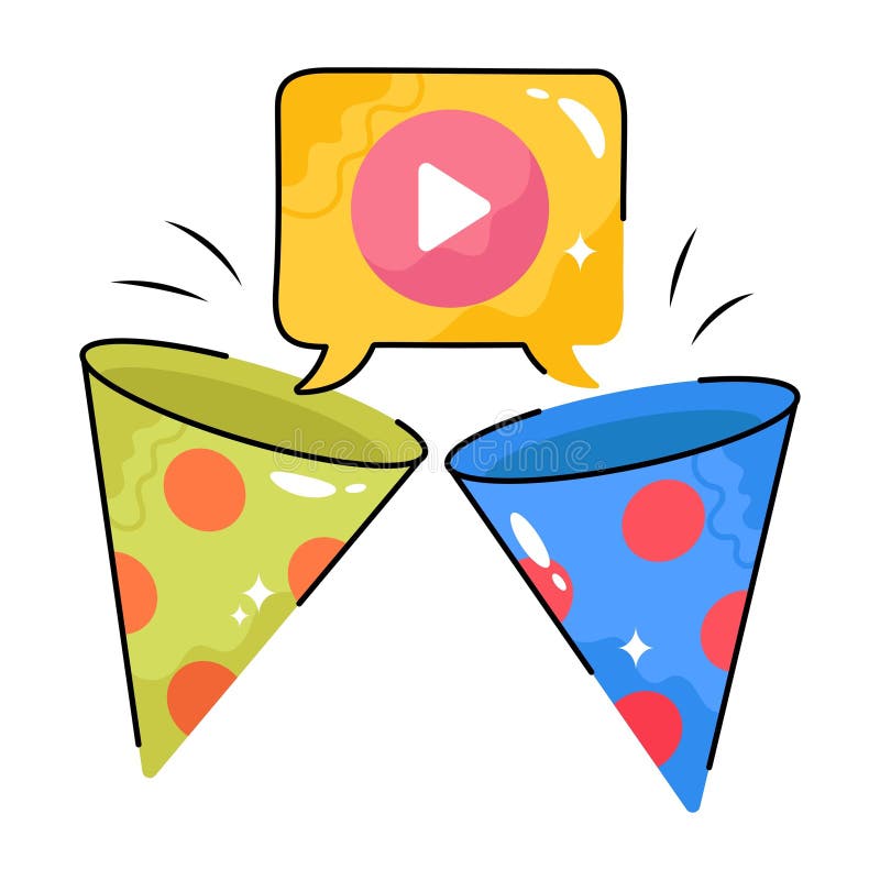 Play Doodle Vector Colorful Sticker. EPS 10 File Stock Vector ...