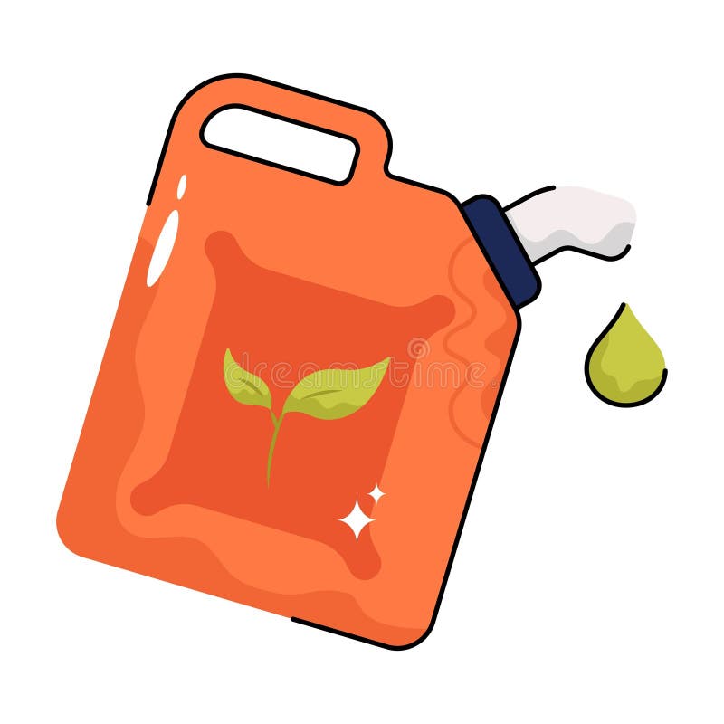 Eco Fuel Doodle Vector Colorful Sticker. EPS 10 File Stock Vector ...