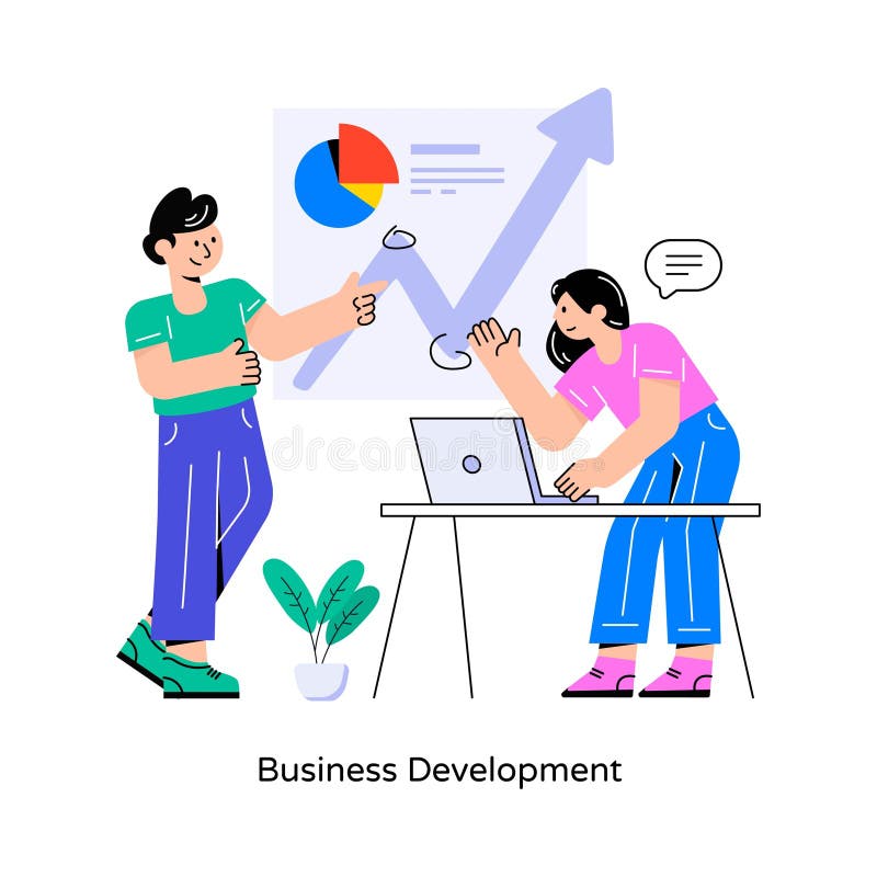 App Development Flat Style Design Vector Illustration. Stock ...