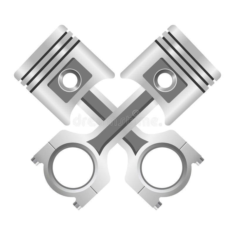 Crossed Pistons Clipart