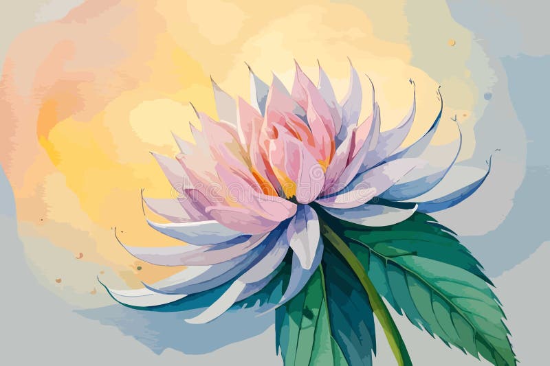 Ashoka Flower Watercolor Illustration Made with Ai Stock Vector ...