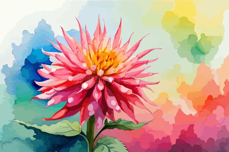 Watercolor Cockscomb Stock Illustrations – 79 Watercolor Cockscomb ...