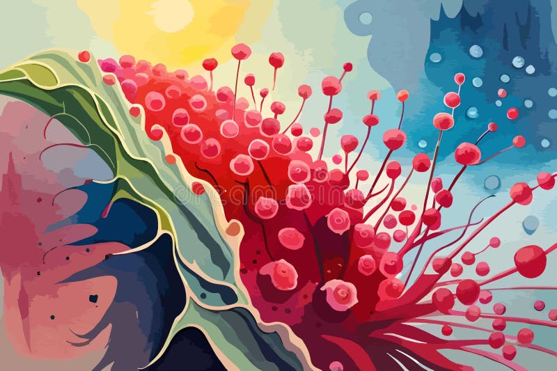 Watercolor Cockscomb Stock Illustrations – 79 Watercolor Cockscomb ...