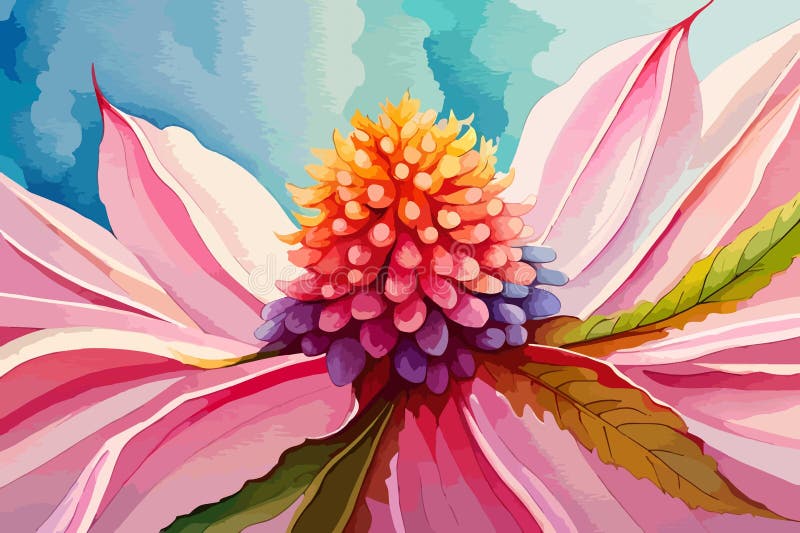 Watercolor Cockscomb Stock Illustrations – 79 Watercolor Cockscomb ...