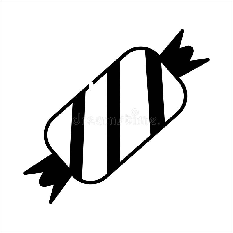 Candy Illustration on a White Back Round. Halloween Candy. Sweet Candy ...