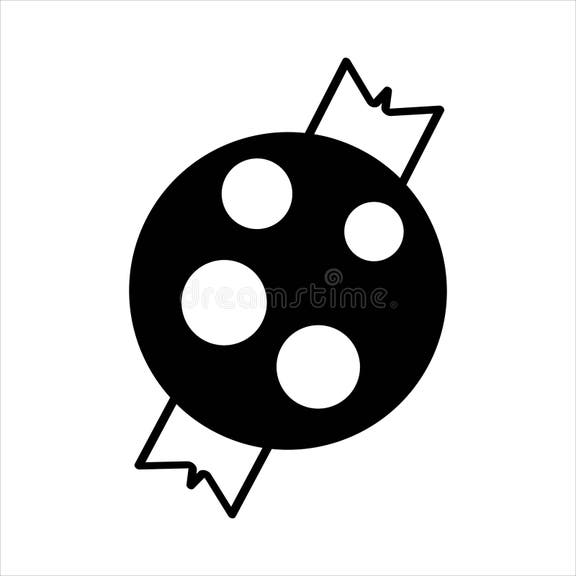 Candy Illustration on a White Back Round. Halloween Candy. Sweet Candy ...