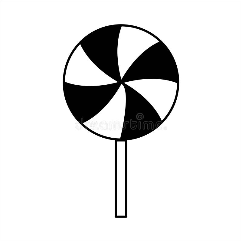 Candy Illustration on a White Back Round. Halloween Candy. Sweet Candy ...