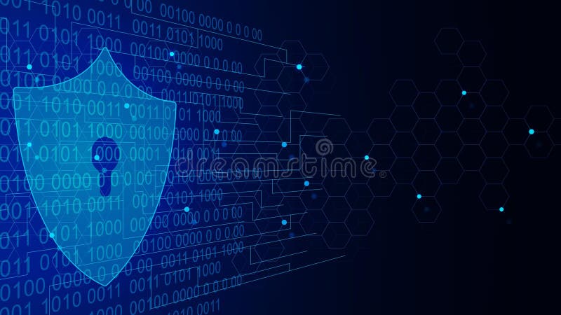 Protection, System Privacy or Cyber Security Concept. Stock Vector ...