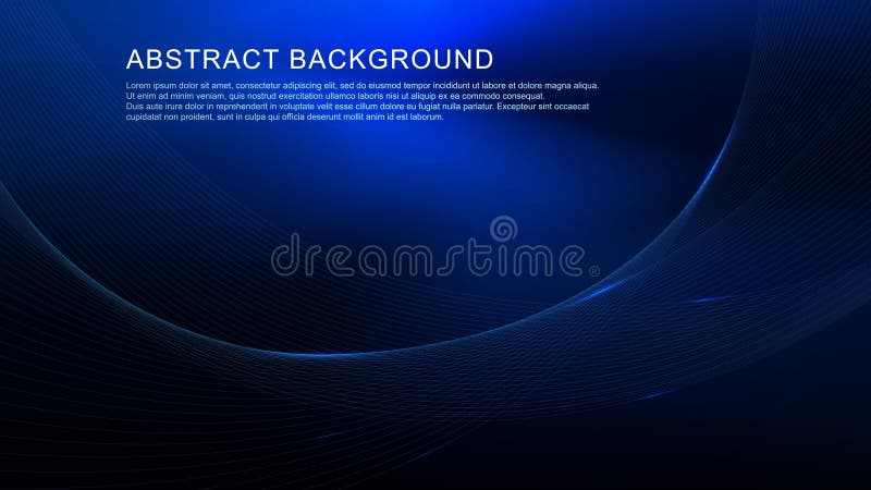 Abstract Glowing Lines Wave. Shiny Moving Lines for Technology ...