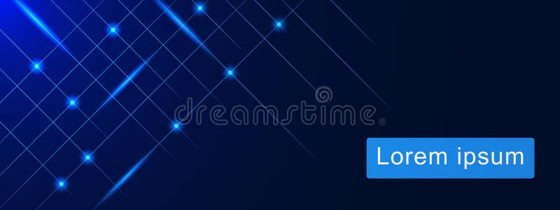 Abstract Glowing Lines, Elegant Bright Lines with Particles Stock ...