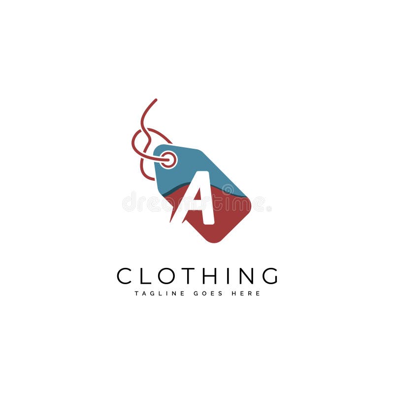 Shopping Tag Logo Icon Symbol with Letter a. Alphabet a Vector Logo ...