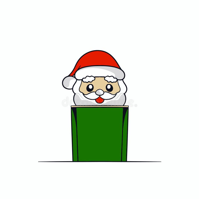 Christmas Home Cartoon Version Vector Stock Illustration - Illustration ...