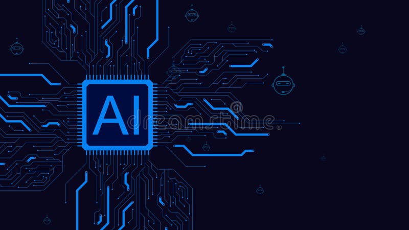 Micro Chip Neuron Technology Concept Stock Illustrations – 168 Micro ...