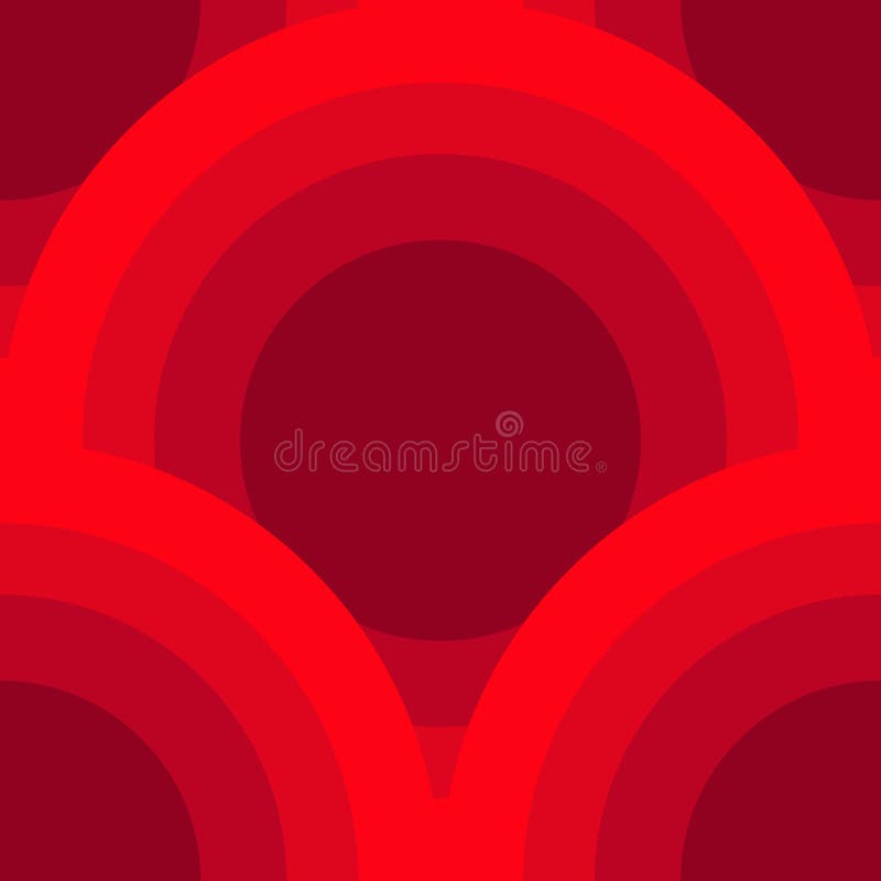 Red Wave Circle Gradient Background Illustration Stock Illustration ...