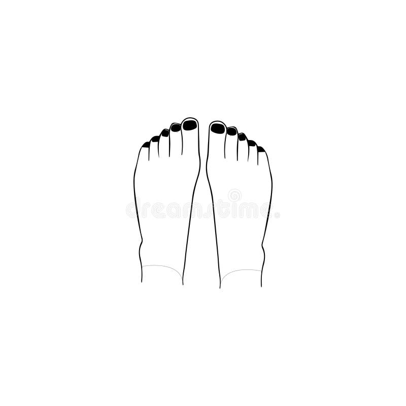Foot, Ankle Line Icon. Outline Style Can Be Used for Web, Mobile, Ui ...