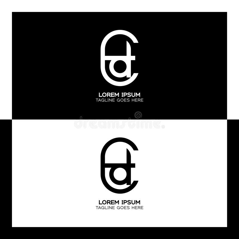 ED Initial Letters Linked Elegant Logo. Letter E and D Pattern Design ...