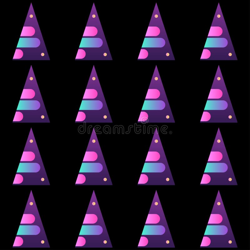 Seamless Textile Fabric Swatch Template. Geometric Triangle Cone ...