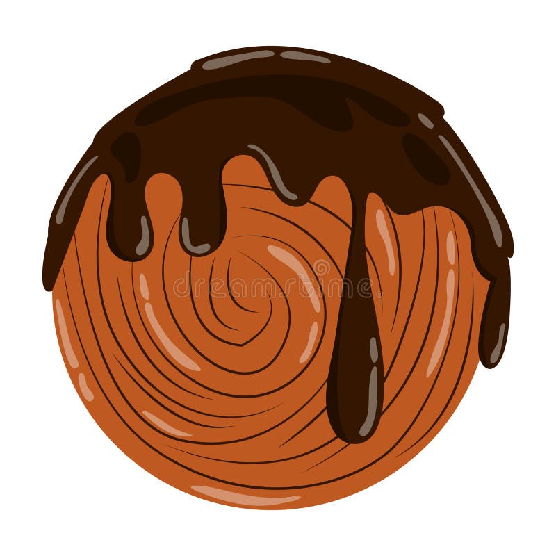 Illustration of the Supreme Croissant with Chocolate Filling ...