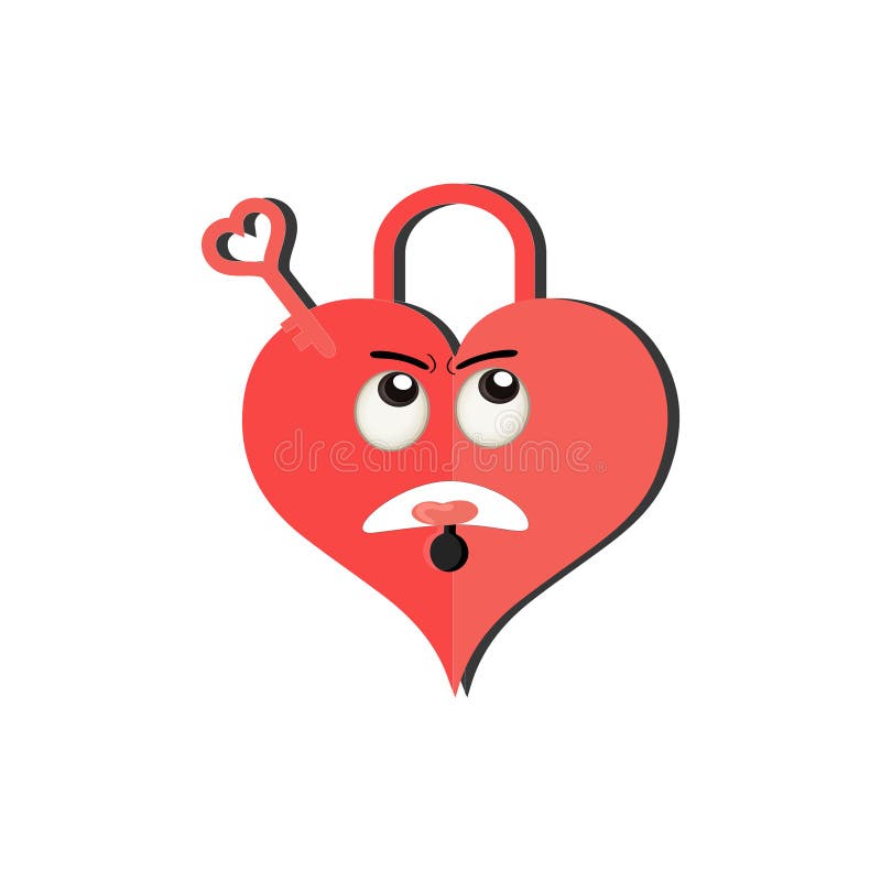 Heart Funny Cartoon Character Different Pose. Cartoon Red Heart ...