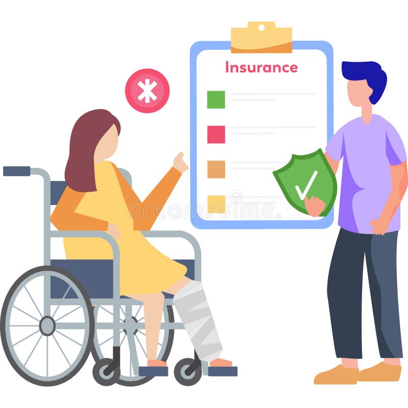 Disability Insurance Illustration Which Can Easily Edit and Modify ...