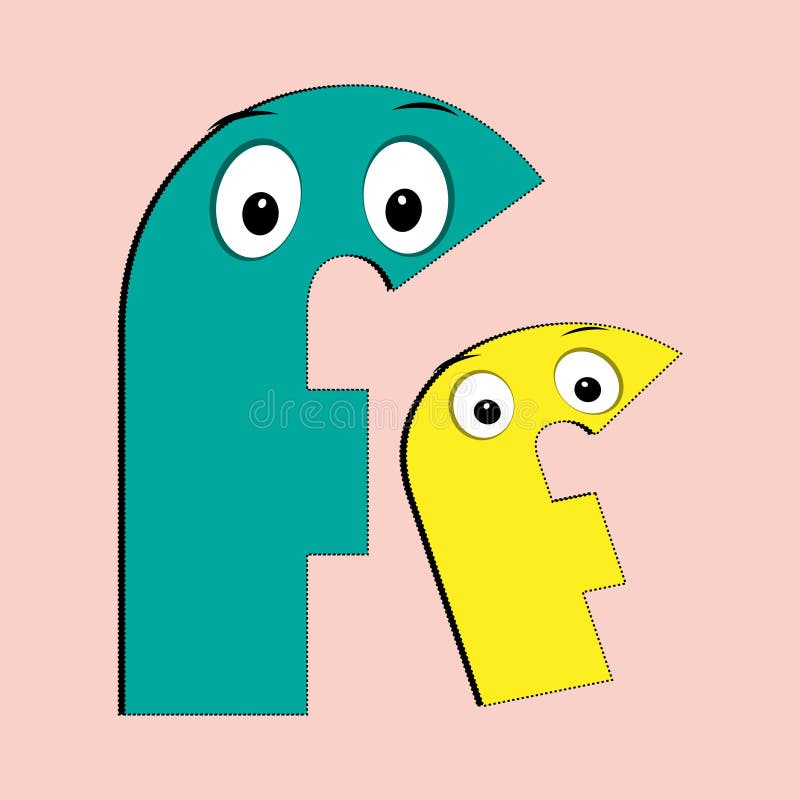 Vector Illustration for Learning the Alphabet for Children with Cartoon ...