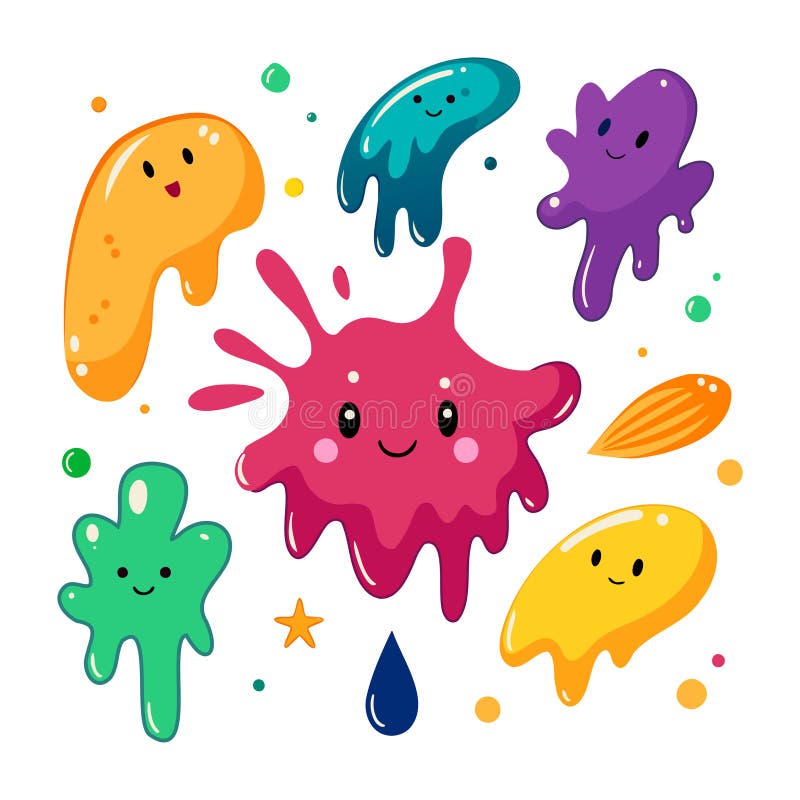 Cartoon Blob Characters Stock Illustrations – 294 Cartoon Blob ...