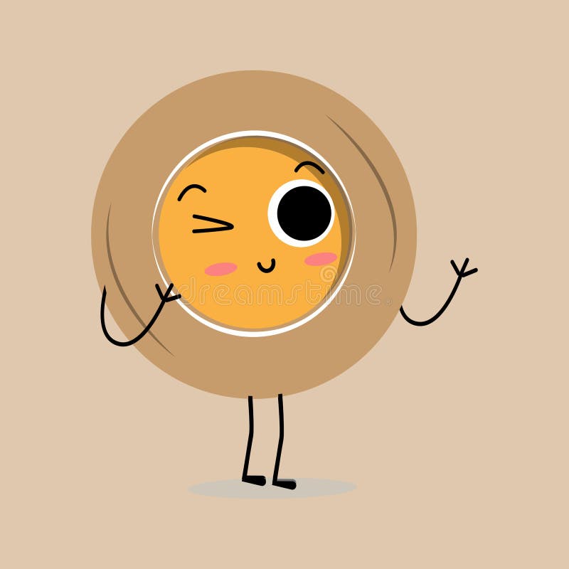 Plate Cartoon Character, with Different Expressions, Happy Mood, Sad ...